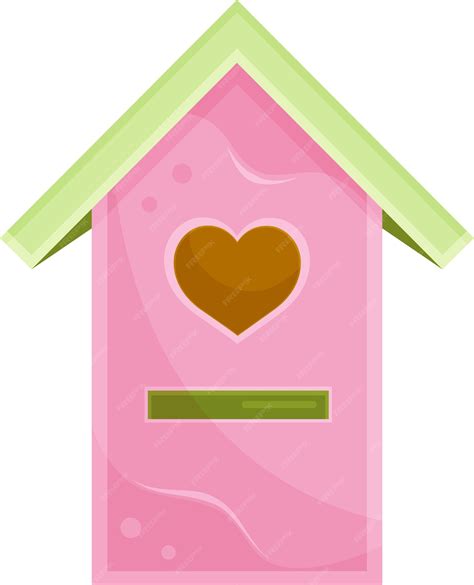 Illustration Vectorielle Cabane à Oiseaux En Bois Cabane Petite Maison