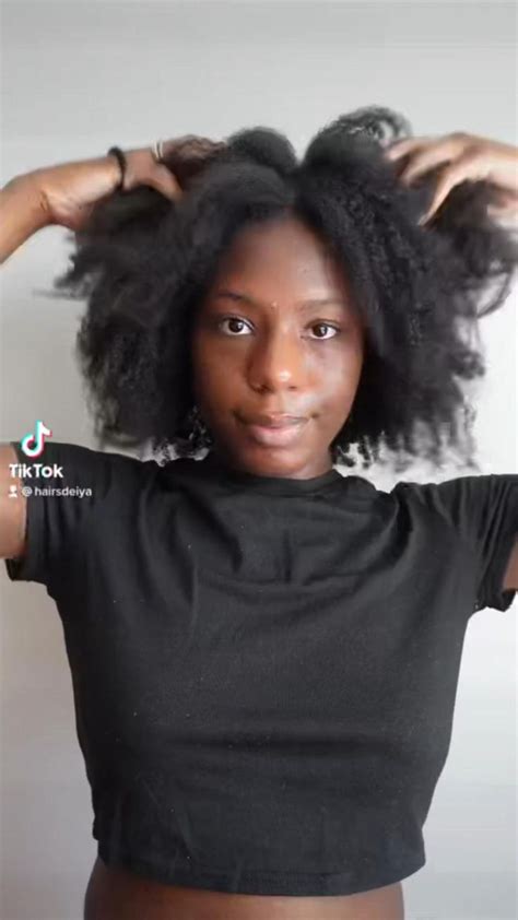 Claw Clip Hairstyle On Natural Hair Clawcliphairstyles Clawclip