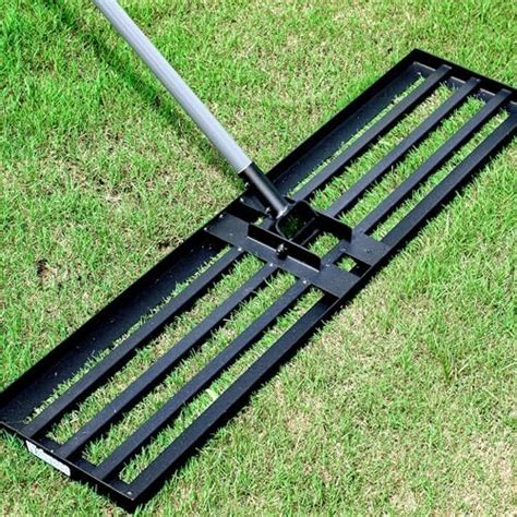 Dremmt Lawn Leveling Rake 30x10 Inch Professional Grade