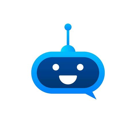 Robot Icon Bot Sign Design Chatbot Symbol Concept Voice Support Service Bot Online Support