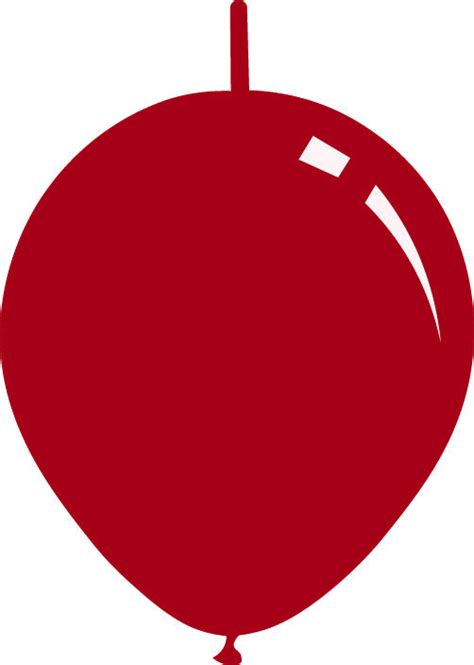 11 Standard Ruby Red Decomex Linking Latex Balloons 100 Per Bag