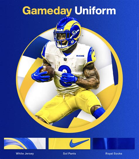 Heres Which Uniforms The Rams Are Wearing Against The Chargers