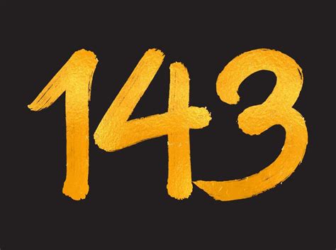 illustration vectorielle de 143 numéros logo modèle vectoriel de célébration de 143 ans