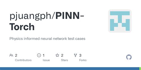 Github Pjuangph Pinn Torch Physics Informed Neural Network Test Cases