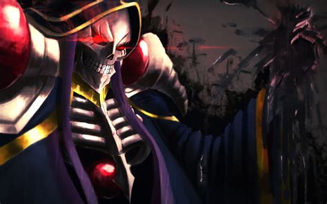 Papel De Parede Para Celular Anime Operação Overlord Vestido Ainz