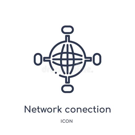 Linear Network Optimization Icon From Internet Security And Networking