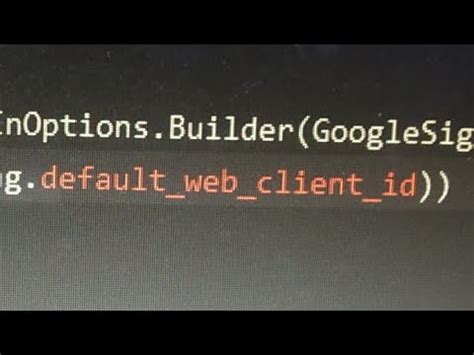 Default Web Client Id Error Duplicate Resources Errors