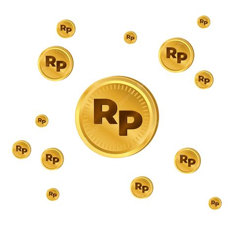 Rupiah Coin Gold Design Vector Rupiah Gold Coins Rupiah Indonesian Png And Vector With