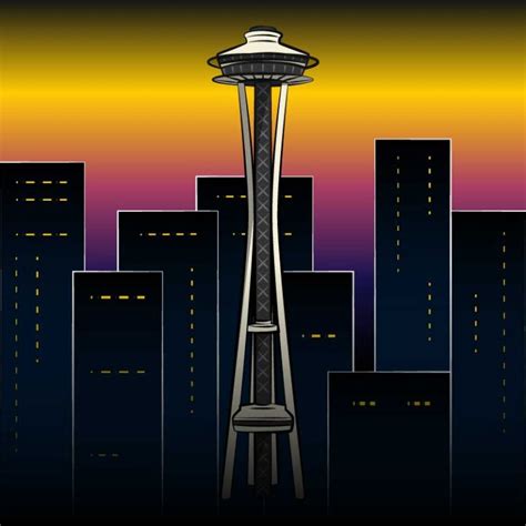 Space Needle Vector Free Download
