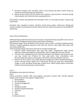 Catatan Kuliah Sistem Informasi PDF