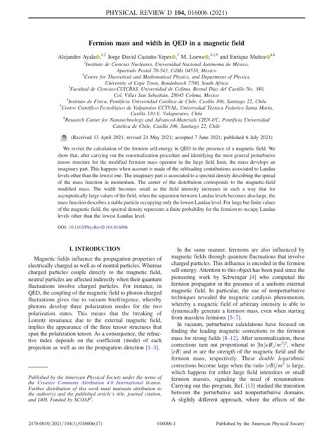 Fermion Mass And Width In Qed In A Magnetic Field Download Free Pdf
