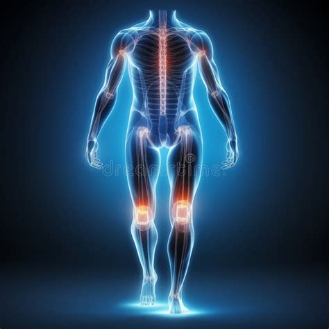 Human Body And Bones X Ray Stock Image Image Of Blue 308178751