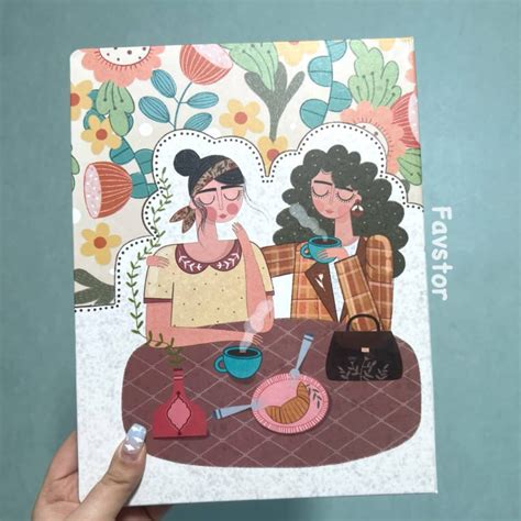 کلاسور 26 حلقه طرح دختر فروشگاه اینترنتی فیواستور