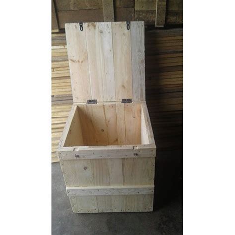 Hinges Wooden Box Rectangular Design Standard Size Premium Quality