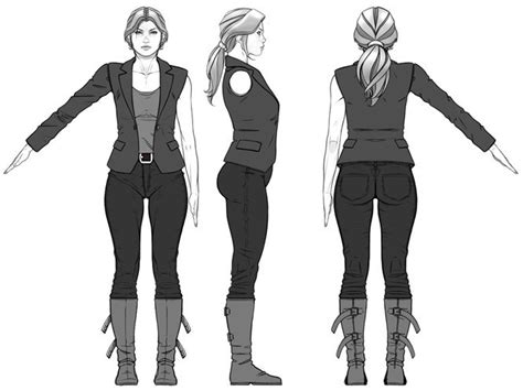 Female Character Model Sheet