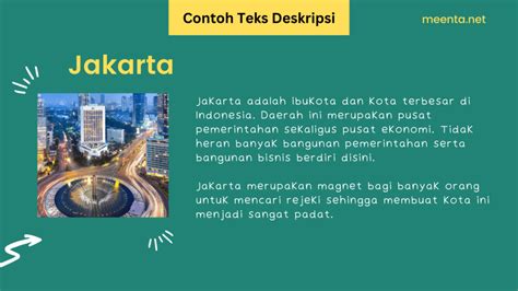 7 Contoh Teks Deskripsi Singkat Dan Lengkap Meenta