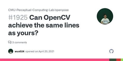 Can Opencv Achieve The Same Lines As Yours · Issue 1925 · Cmu Perceptual Computing Lab