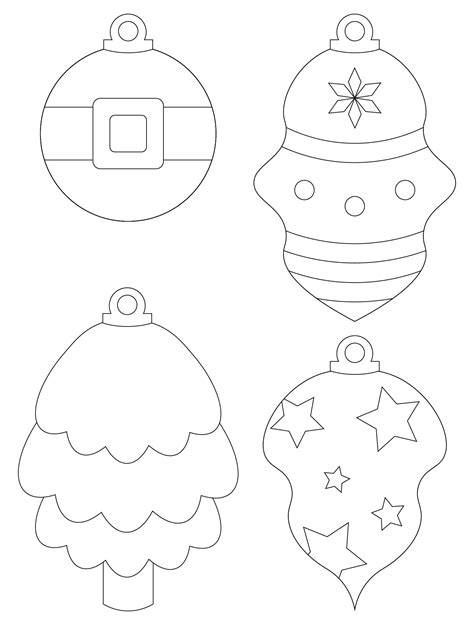Felt Christmas Ornament Patterns 13 Free Pdf Printables Printablee