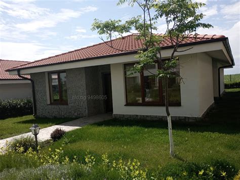 Уникална Къща с 3 спални и гледка море Винеярдс Ахелой Едноетажна къща 140 кв м РЗП 320 к