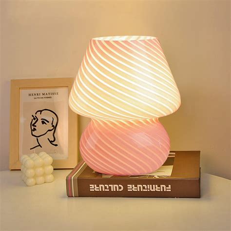 MLOQI Mushroom Lamp Aesthetic Room Decor Desk Decor Small Table Lamp