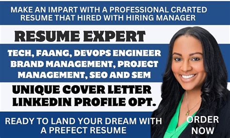 I Will Write Resume For Faang Tech Brand Management Devops