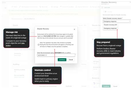 マネージド可用性 Power Platform Microsoft Learn