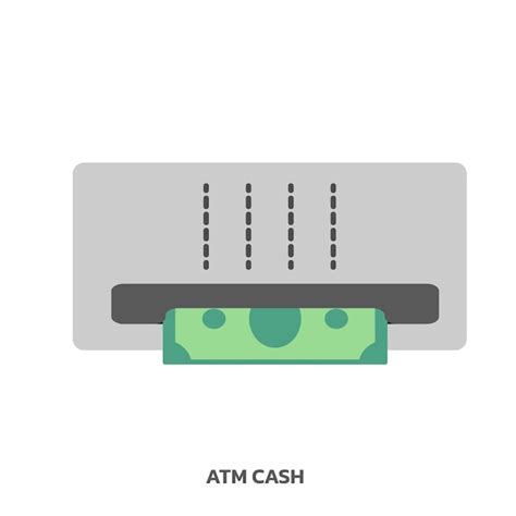 Premium Vector Inserts Or Receives Money Into A Terminal