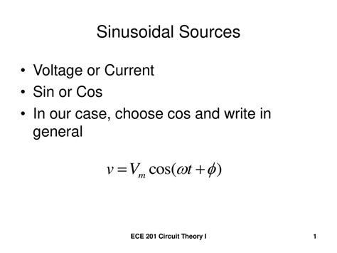 Sinusoidal Voltage Source At Richard Day Blog