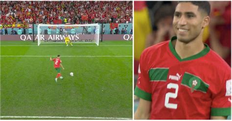 World Cup Achraf Hakimis Penalty Was Ice Cold As Morocco Shock Spain