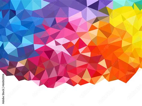 Geometric Rainbow Background Stock Vektorgrafik Adobe Stock