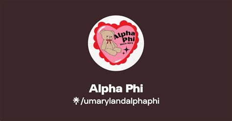 Alpha Phi Instagram Tiktok Linktree