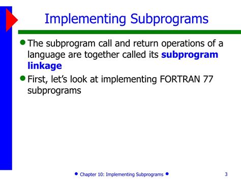 Ppt Implementing Subprograms Powerpoint Presentation Free Download