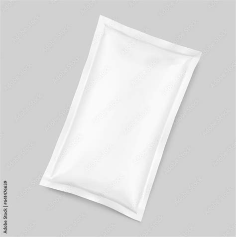 Realistic Plastic Bag Mockup Vector Illustration Ready And Simple To