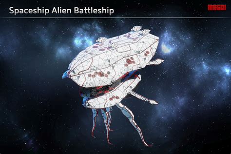 Spaceship Alien Battleship 3d 宇宙飞船 Unity Asset Store