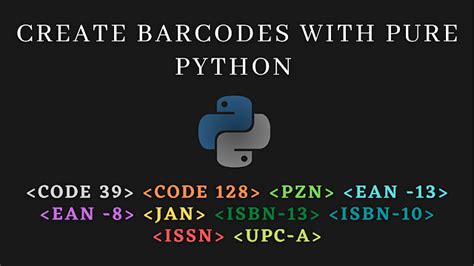 Create Barcodes With Pure Python Raspberry Pi Projects Tutorials