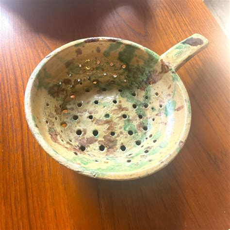 French Ceramic Colander Hayles