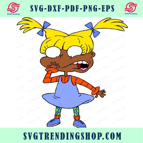 Angelica Pickles Rugrats Svg Dxf Eps Png Cricut Cutting File Images