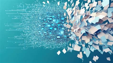 Futuristic Digital Transformation Concept With Data And Abstract