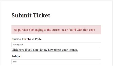 Envato Validation For Awesome Support