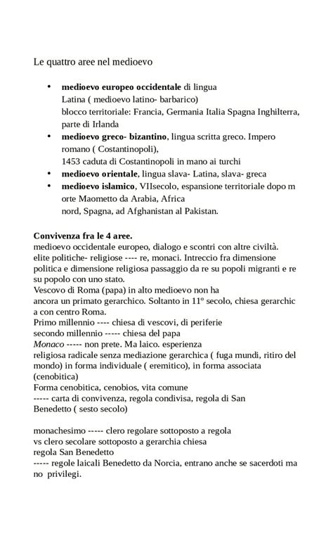 Corso Storia Medievale Docsity