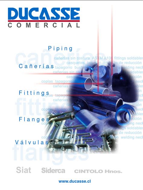 Ducasse Comercial Piping Pdf Tubería Transporte De Fluidos