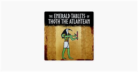 ‎the Emerald Tablets Of Thoth The Atlantean On Apple Books