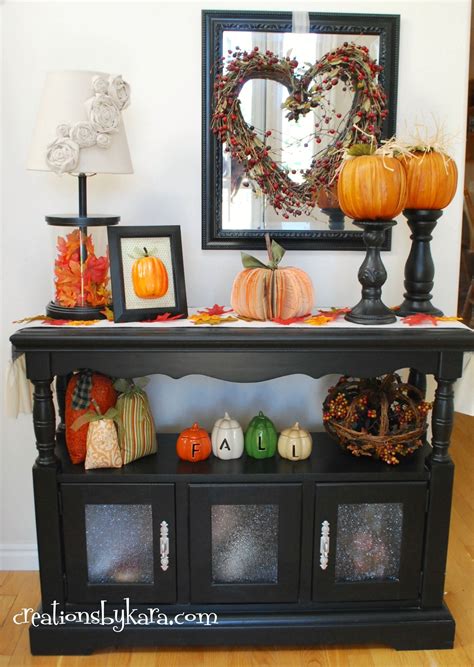 20 Fall Console Table Decor Ideas