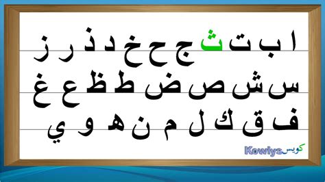 Arabic Alphabet How To Read And Write Arabic Letters Lesson 01