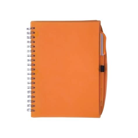 Custom Spiral Notebook With Pen Logo Imprinted Notebooks And Notepads