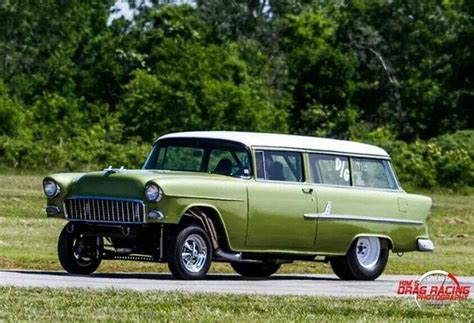 55 Chevy Wagon Gasser Style Custom Classic Cars Classic Trucks Custom Cars Chevy Classic