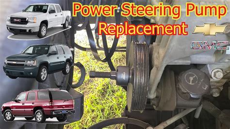 How To Remove And Install A Power Steering Pump Pulley 6 2L 6 0L 5 3L