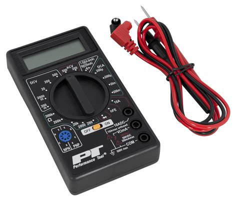 Performance Tool W2974 Performance Tool Digital Multi Testers Summit Racing