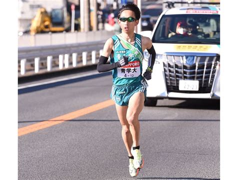 【箱根駅伝2022】「1カ月前に疲労骨折が完治していなかった」7区区間賞の青学大・岸本大紀 Bbmスポーツ ベースボール･マガジン社
