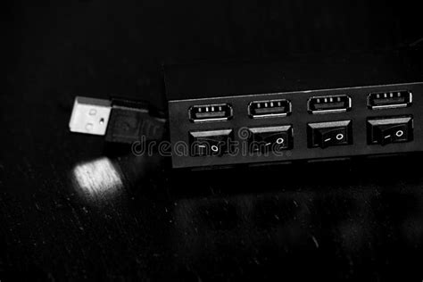 Multiple USB Hub Device Stock Image Image Of Copyspace